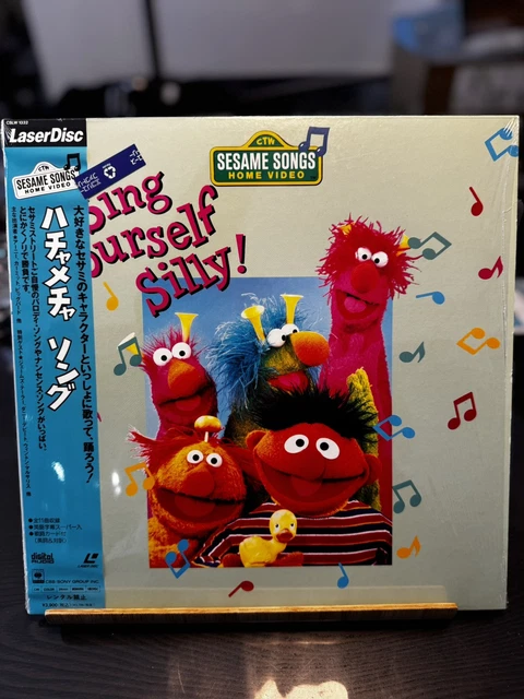 RARE LASERDISC SESAME Street Songs: vol.2 Sing Yourself Silly [CSLW ...