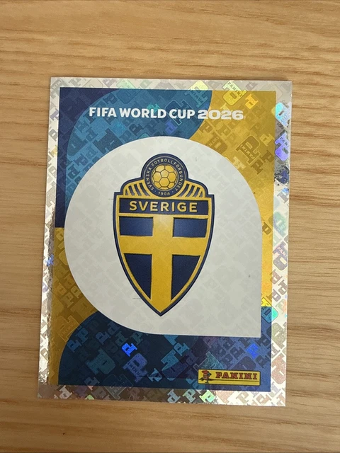 PANINI FIFA WORLD Cup 2026 Sticker - Sweden Team Badge SWE1 £1.70 ...