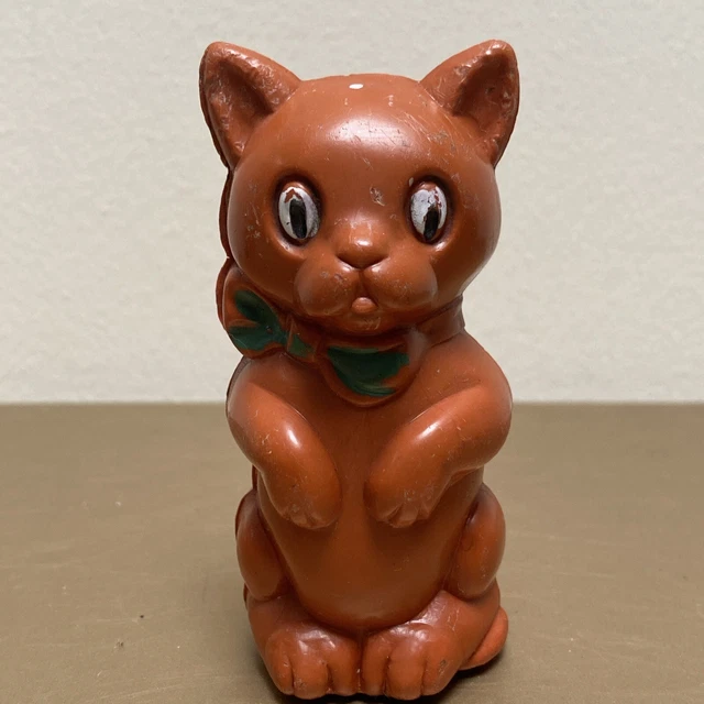 CAT RATTLE TUDOR Rose England 1960’s Vintage 3” Toy £14.95 - PicClick UK