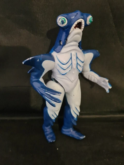 MIGHTY MORPHIN POWER Rangers Alien KILLER BITE SLIPPERY SHARK Action ...