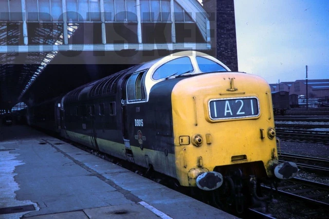 35MM SLIDE BR British Railways Diesel Loco Class 55 Deltic D9015 ...