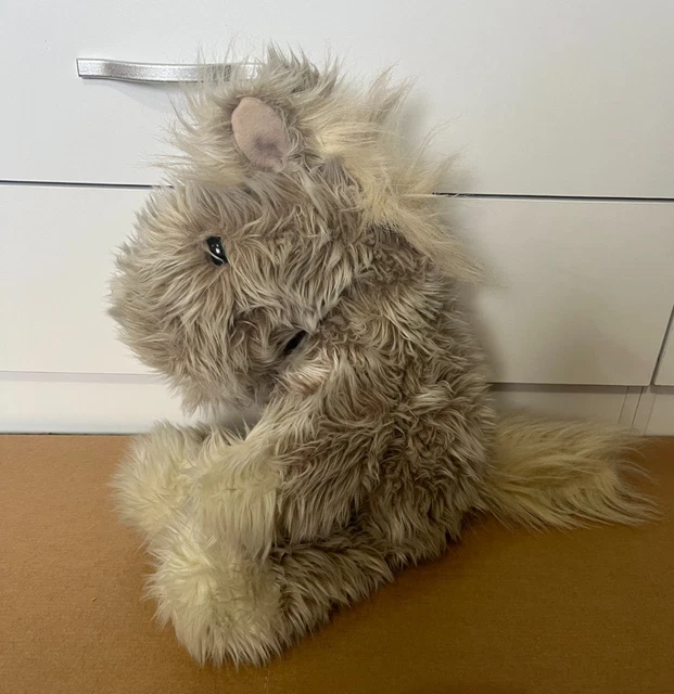 VINTAGE DAKIN 1993 Brown Cream Scruffy Furry Horse Soft Toy Plush 16" £ ...