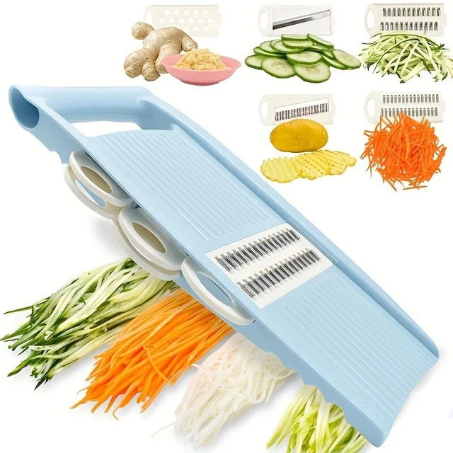 5-IN-1 MULTI-FUNCTIONAL VEGETABLE Chopper Onion Mandoline Slicer Dicer ...