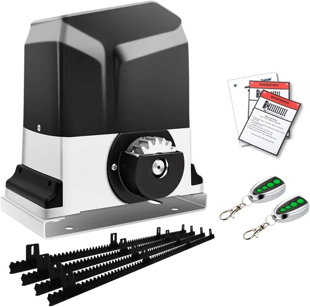 AUTOMATIC SLIDING GATE Opener Rack Drive Electric Motor Driveway 3400 ...