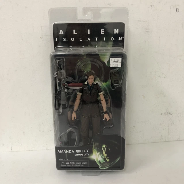 NECA ALIENS ISOLATION Series 6 Amanda Ripley (Jumpsuit) Action Figure ...
