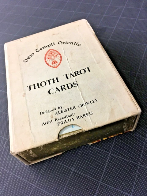 RARE CARTES DE Tarot Thoth Endommagées Vintage Années 60 Aleiter ...