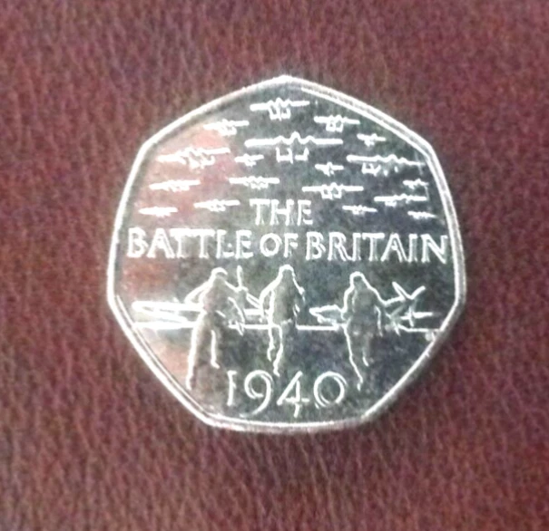 RARE 75TH ANNIVERSARY of the Battle of Britain 2015 50p Coin ...