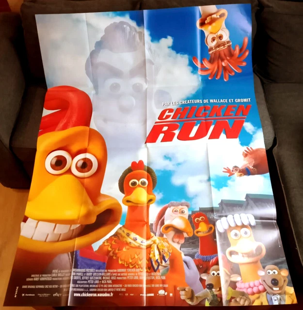 CHICKEN RUN - Nick PARK (Aardman) - Movie Poster (120x160cm) £18.88 ...