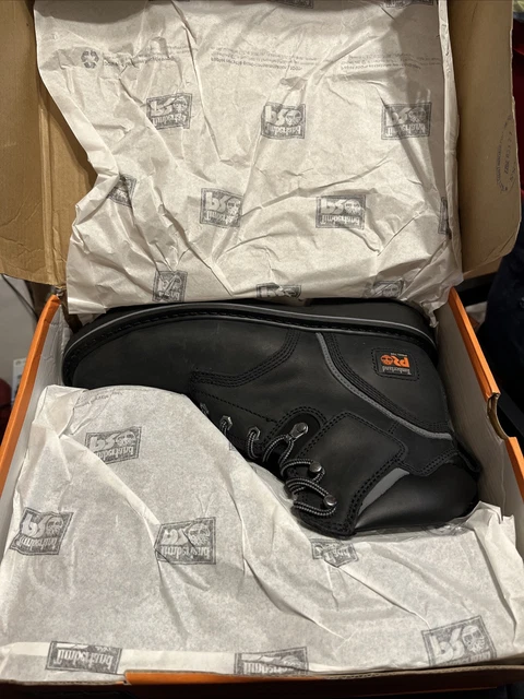 BRAND NEW TIMBERLAND PRO 6" Pit Boss Steel Toe Work Boots 33032 Black ...