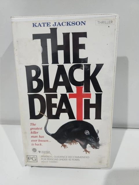 THE BLACK DEATH aka Quiet Killer 1992 VHS PAL Rare ROADSHOW Clamshell ...