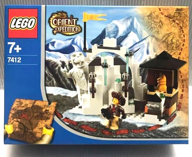 NEW LEGO ADVENTURERS Orient Expedition Yeti's Hideout Set 7412 107 ...