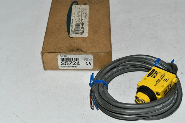 NEW BANNER ENGINEERING SM31EL Photoelectric Sensor, Emitter, 30m, 10 ...