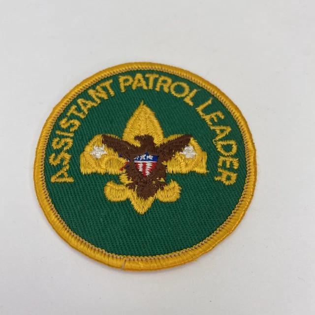 VINTAGE BSA ASSISTANT Senior Patrol Leader Insignia Badge Patch 1972 ...