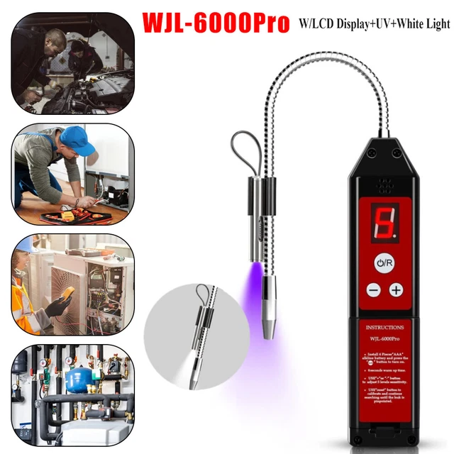 FREON HALOGEN LEAK Detector Air Conditioner Refrigerant Gas Tester W ...