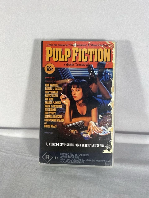 PULP FICTION - Widescreen Edition - AUSTRALIAN VHS Video PAL Quentin Tarantino $22.00 - PicClick AU