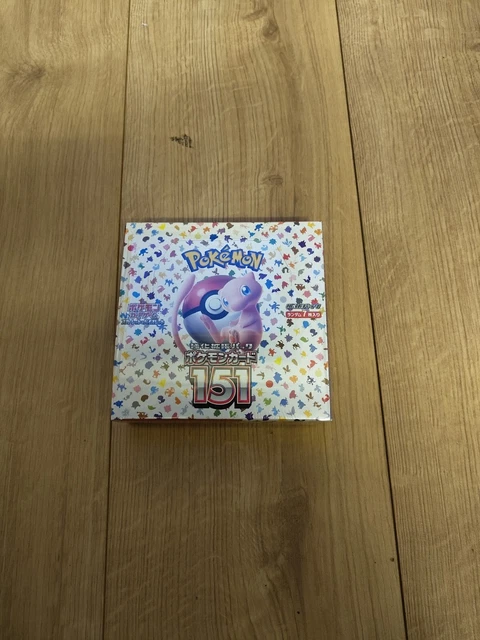 POKEMON TCG JAPANESE 151 Booster Box sv2a Factory Sealed - UK Seller ...