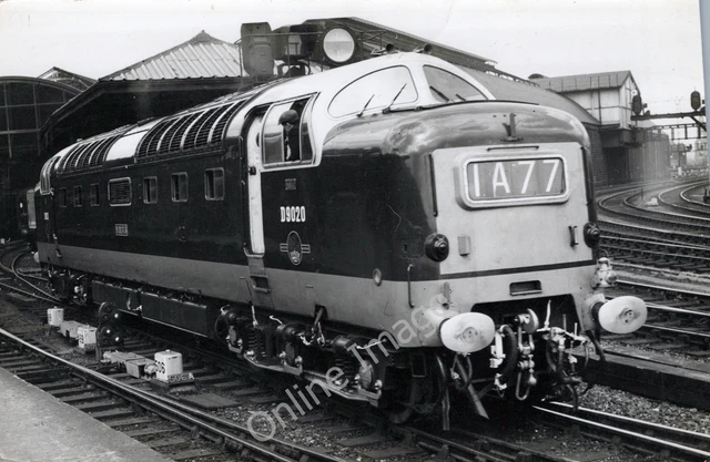 PHOTO RAILWAY 6X4 Class 55 Deltic D9020 Nimbus BR ex works Newcastle ...