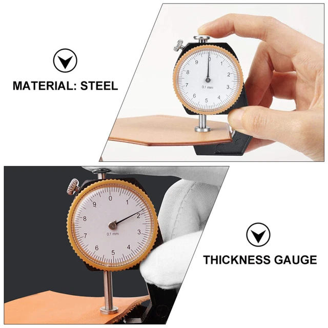 ROUND DIAL INDICATOR Flat Head Thickness Gauge Measurement Mini £11.88 ...