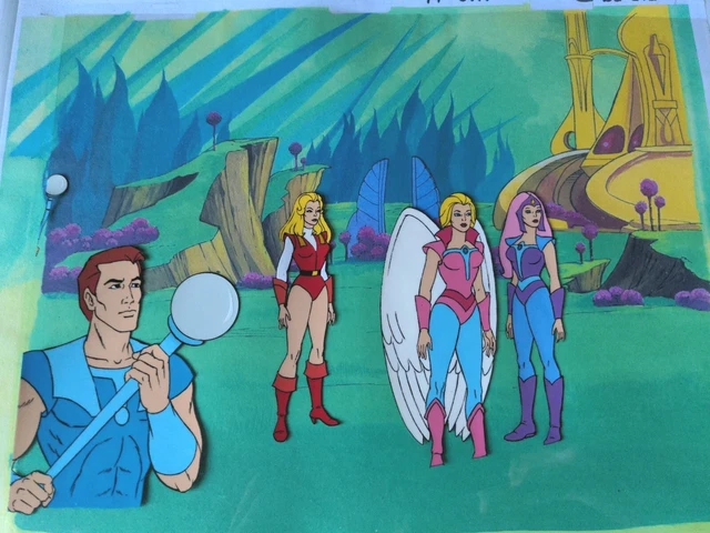 SHE-RA ANIMATION CEL vintage PP MOTU cartoon production art Filmation ...