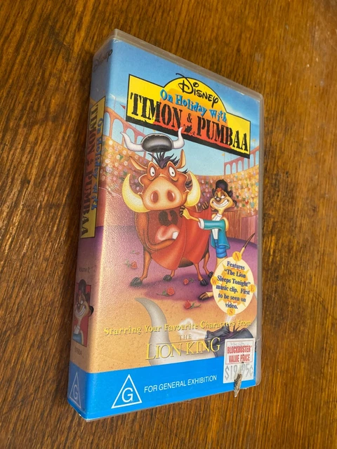 DISNEY ON HOLIDAY with Timon & Pumba VHS G $18.00 - PicClick AU