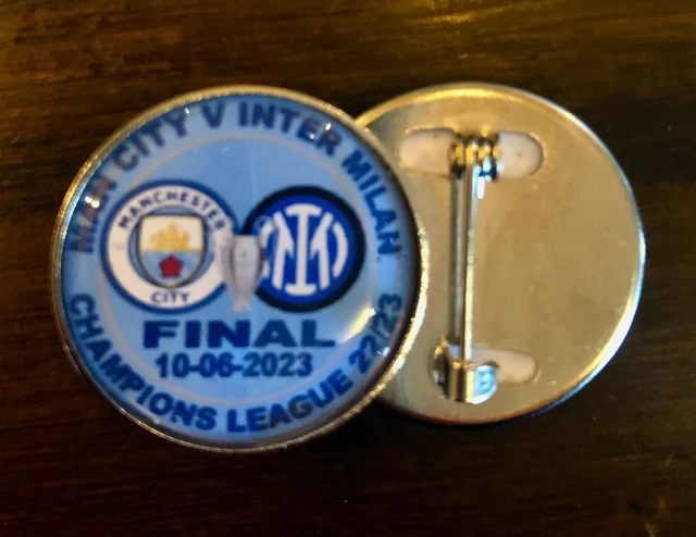 MANCHESTER CITY BRAND New Coloured "Champions "2023 Skyblue Badge £8.99 ...