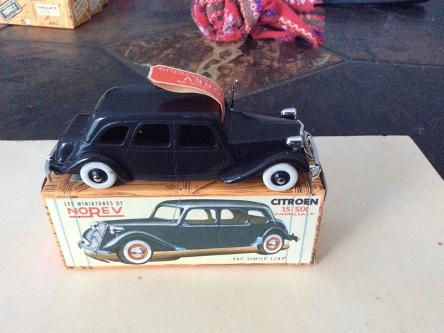 CITROEN TRACTION 15 Six Familiale Norev 1/43 Neuve en boite Avec etiquette EUR 20,00 - PicClick FR