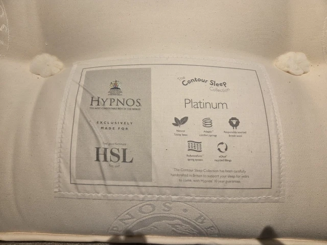 HSL ADJUSTABLE BED. Hypnos Platinum Pocket Spring Mattress Small Double ...