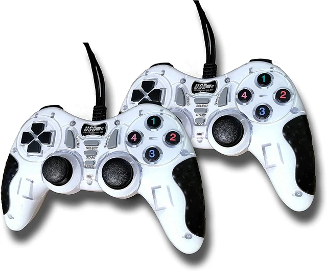 DUAL PLAY TWIN - USB Wired Controller - Pack of 2 - Windows Gamepad $30 ...