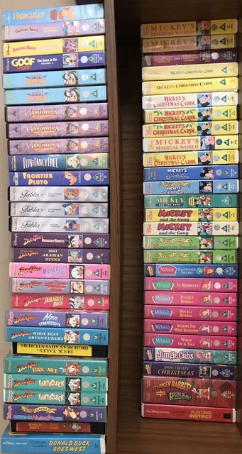 500+ RARE WALT Disney Movies VHS Video Collection Extremely Hard to ...