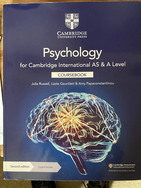 CAMBRIDGE INTERNATIONAL AS & A Level Psychology Coursebook WITHOUT ...