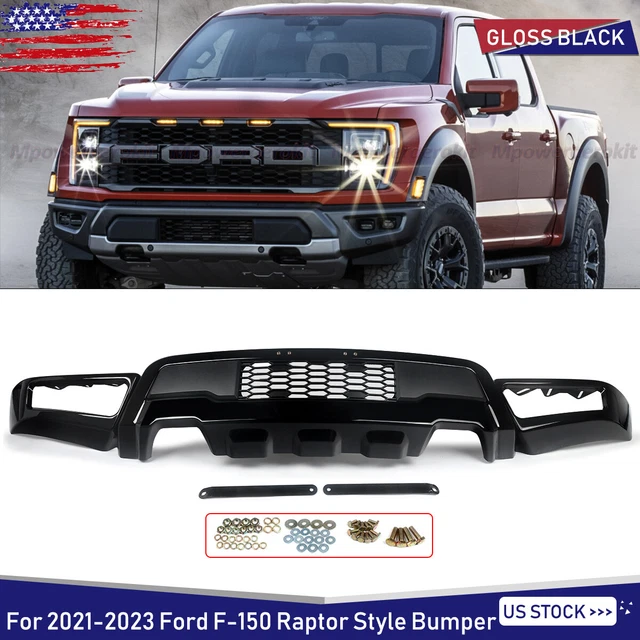 FITS 2021-2023 FORD F150 F-150 Raptor Style Front Bumper Conversion ...