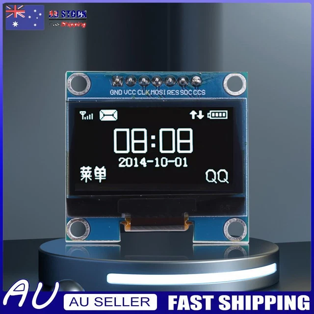 1.3INCH OLED MODULE 128x64 SSH1106 Drive for Arduino/Raspberry Pi (7pin White) * $15.70 ...