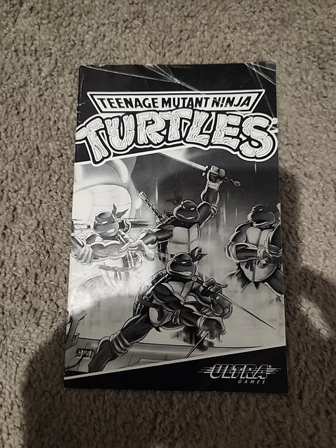 TEENAGE MUTANT NINJA Turtles Ultra Games Commodore Pc Manuel 1989 $20. ...