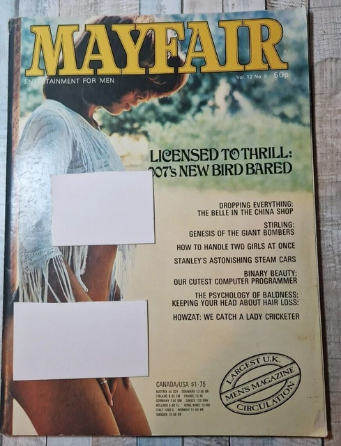 MAYFAIR MAGAZINE VOL 12 No.8. Centre Pages In Place. In Very Good Condition. £13.20 - PicClick UK
