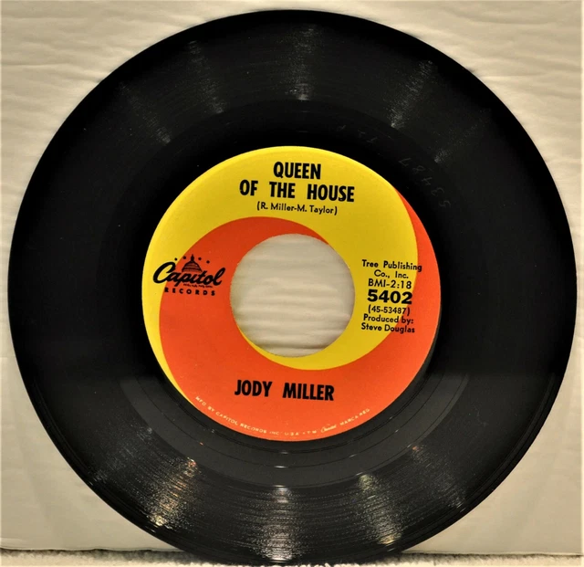 JODY MILLER &QUEEN Of The House / The Greatest Actor" 45 RPM Capitol ...