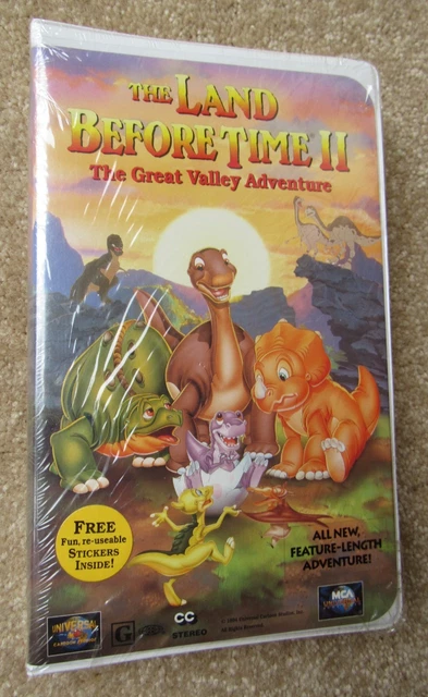 THE LAND BEFORE Time II The Great Valley Adventure VHS Tape NEW SEALED ...