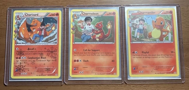 FULL EVOLUTION LINE - Charizard RC5/RC32 Pokemon Generations Radiant ...