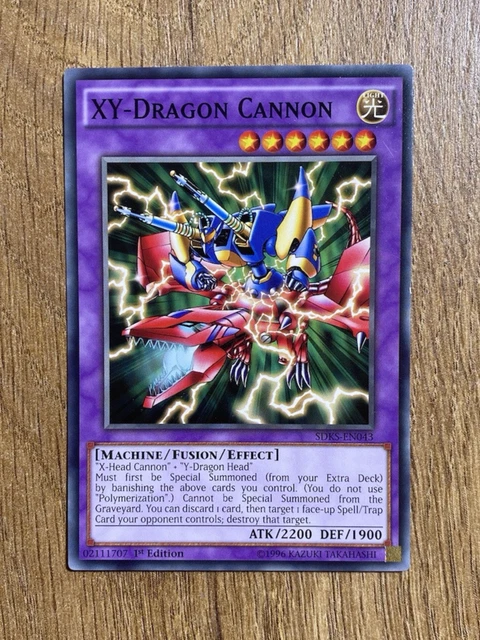 XY-DRAGON CANNON | SDKS-EN043 | Common | 1st Edition | YuGiOh | Mint ...