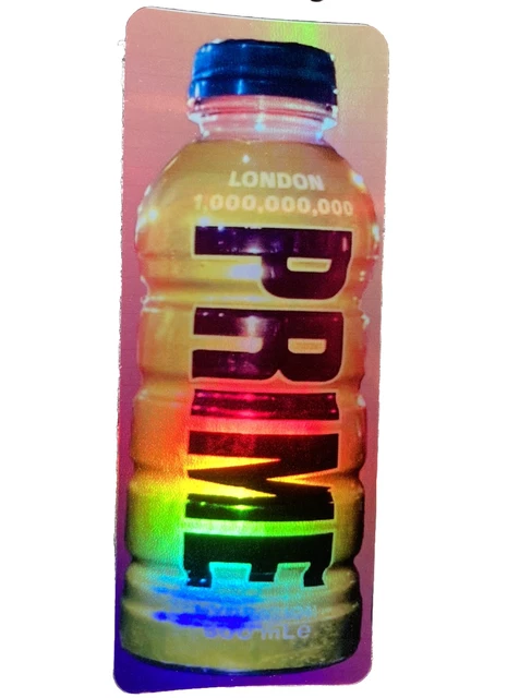 PRIME HYDRATION GOLD 1 BILLION BOTTLE HOLOGRAPHIC STICKERS | Limited 9 ...