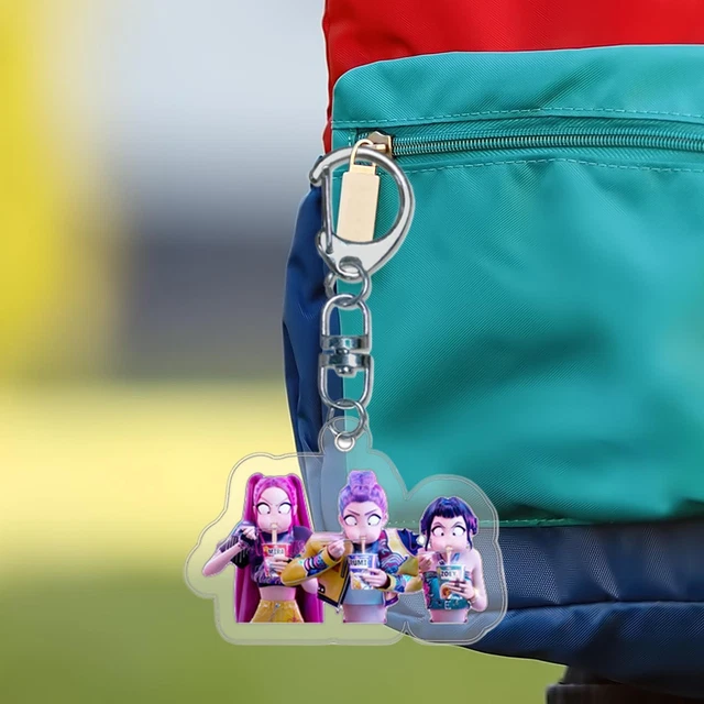 HOT KPOP DEMON Hunters Huntrix Saja Boys Keychains Rumi Zoey Jinu Mira EUR 4,39 - PicClick DE