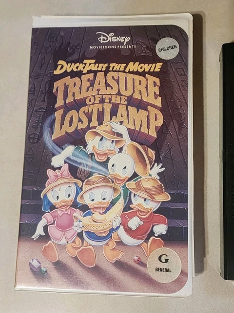 DUCKTALES THE MOVIE Treasure of the Lost Lamp VHS 1990 Disney Clamshell ...