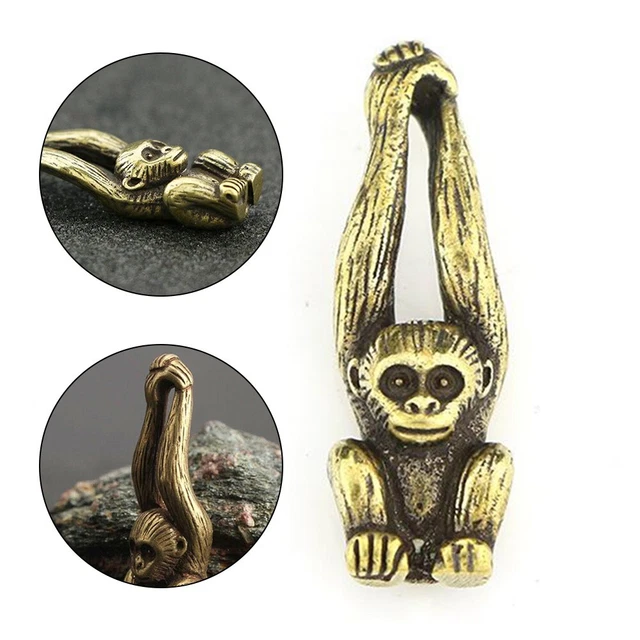 STATUE DE SINGE en laiton vintage sculpture animale miniature pour ...