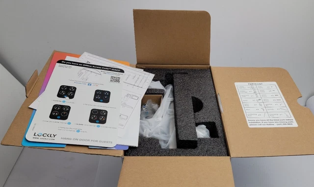 LOCKLY 6S SMART Lock Latch Edition Smart Touchscreen Keypad Door Lock ...