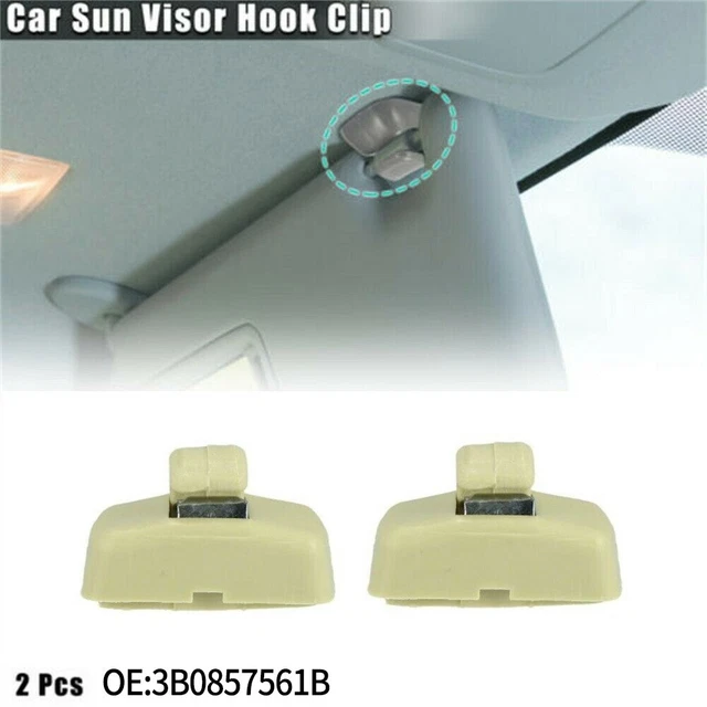 CLIPS CROCHET PARE-SOLEIL pour ŠKODA Fabia 6Y Octavia 1Z Superb B5 lot ...