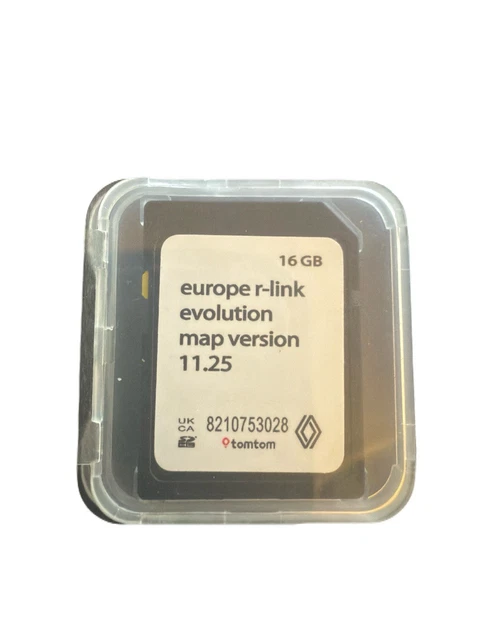 RENAULT R -LINK Navigation Sat Nav Sd Card Europe 2024-2025 8210753028 ...