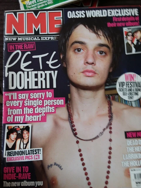 NME 2006: PETE Doherty Oasis. Peaches, the Horrors, young knives ...