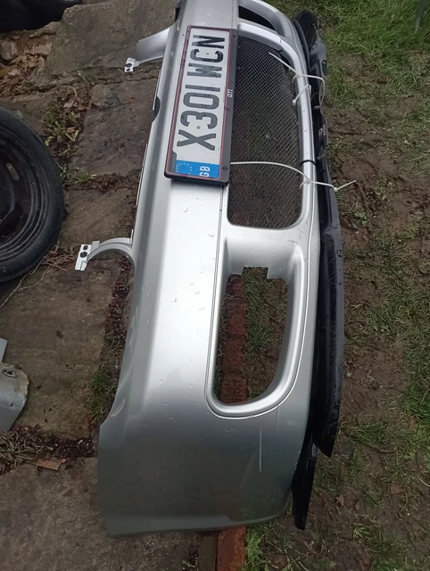 VW MK4 GOLF R32 Style Front Bumper+Maxton Design Diffuser Silver La7W ...