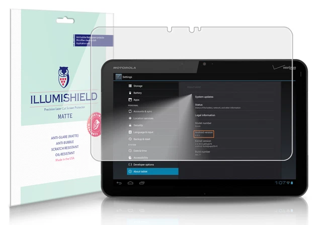 PROTECTION D'ÉCRAN MAT anti-éblouissement iLLumiShield 2x pour tablette ...