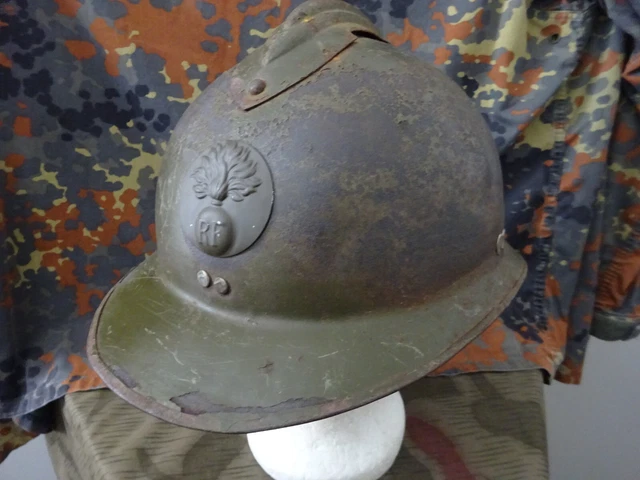 FRANKREICH MILITAIRE FRANCAIS Adrian-Helm WW II casque regis ultima ...