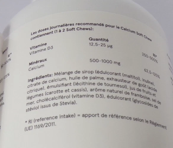 FITFORME-CALCIUM HIMBEERE 90 Gummis - 03/2027 EUR 32,39 - PicClick DE